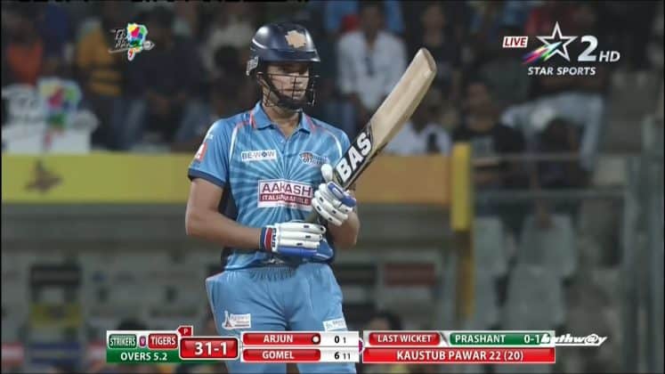 Watch : Arjun Tendulkar batting in Mumbai Premier League 2019