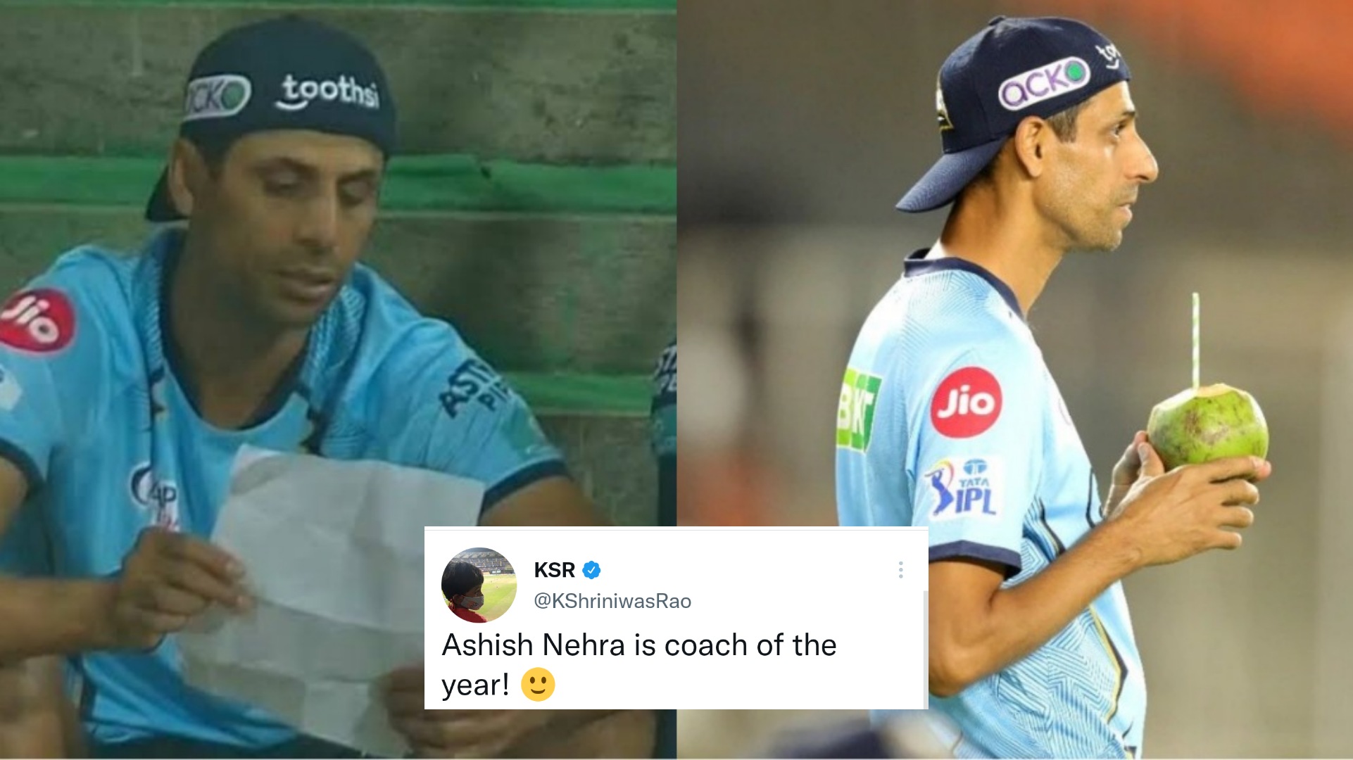"Ashish Nehra is coach of the year"- Twitter reacts as Nehra becomes ...