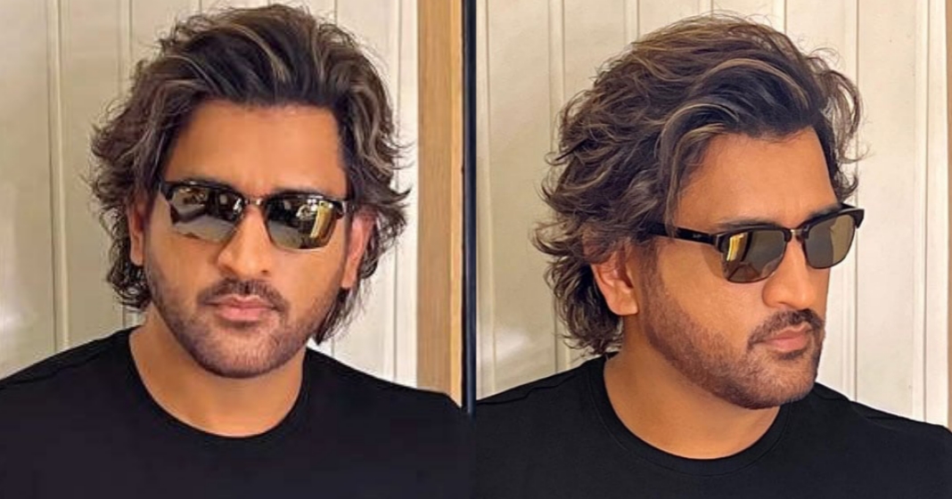 MS Dhoni reveals the reason behind long hair look; likely to continue ...